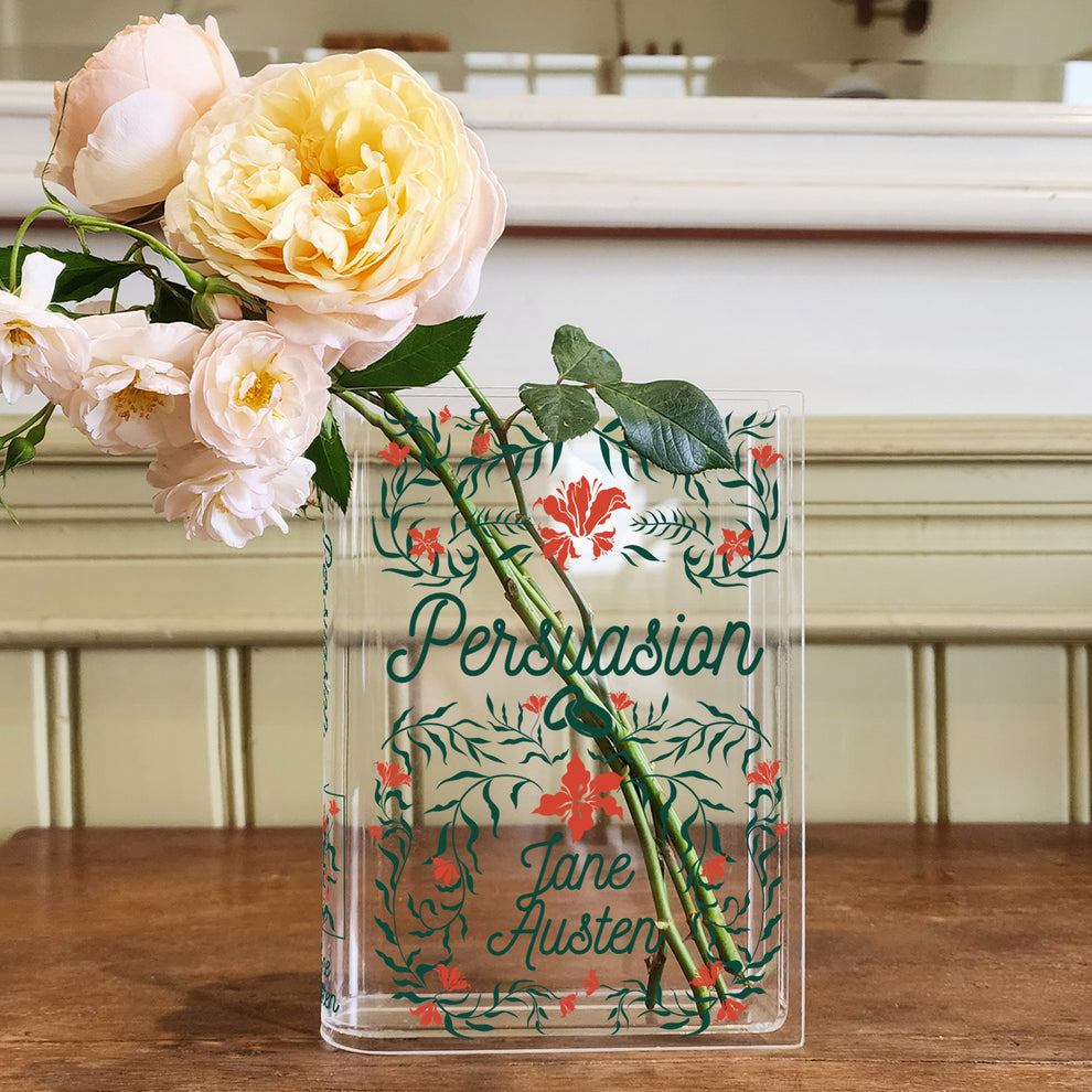 Persuasion Acrylic Book Vase - II