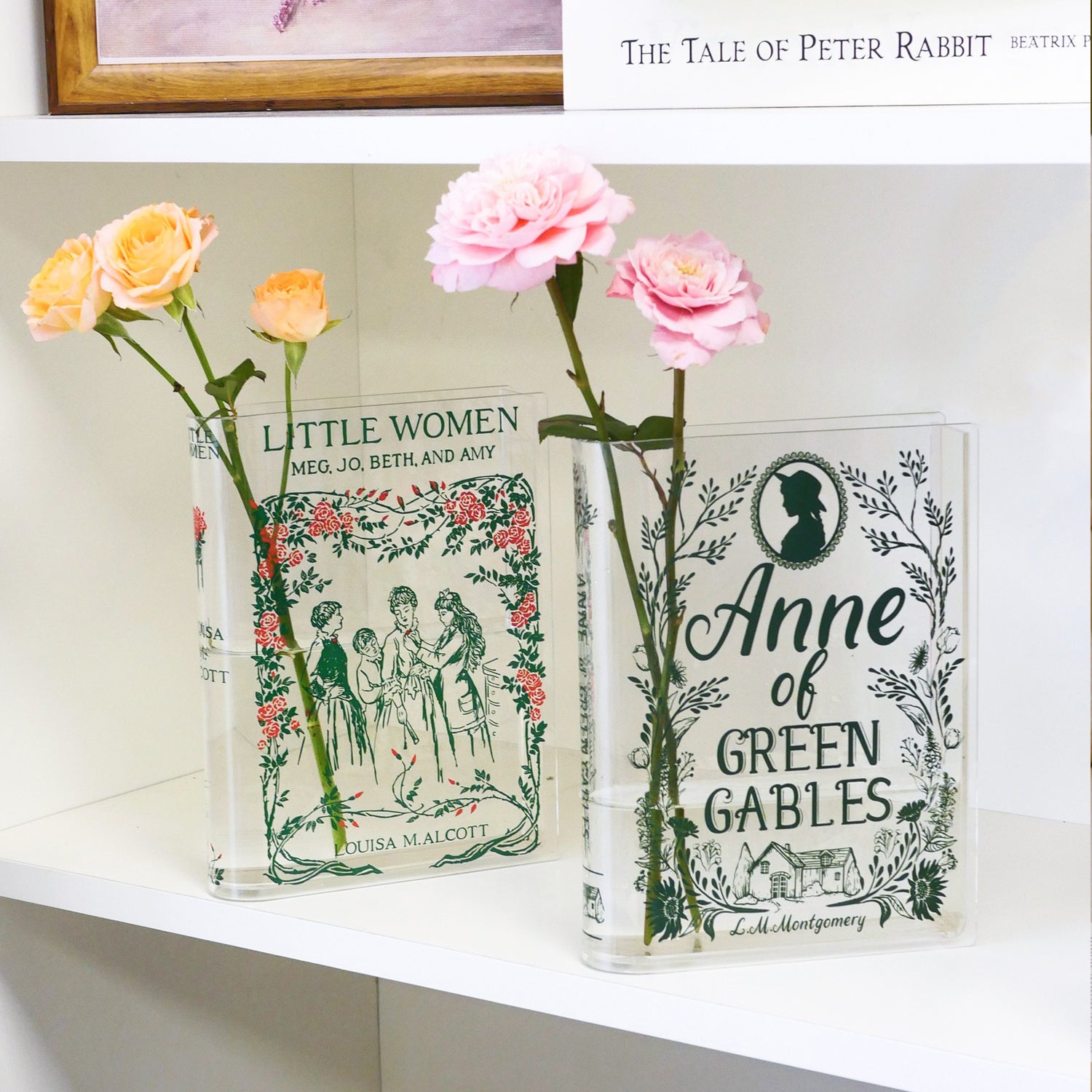 Acrylic Book Vases - Unique Gift For Book Lovers | Biblio Bloom
